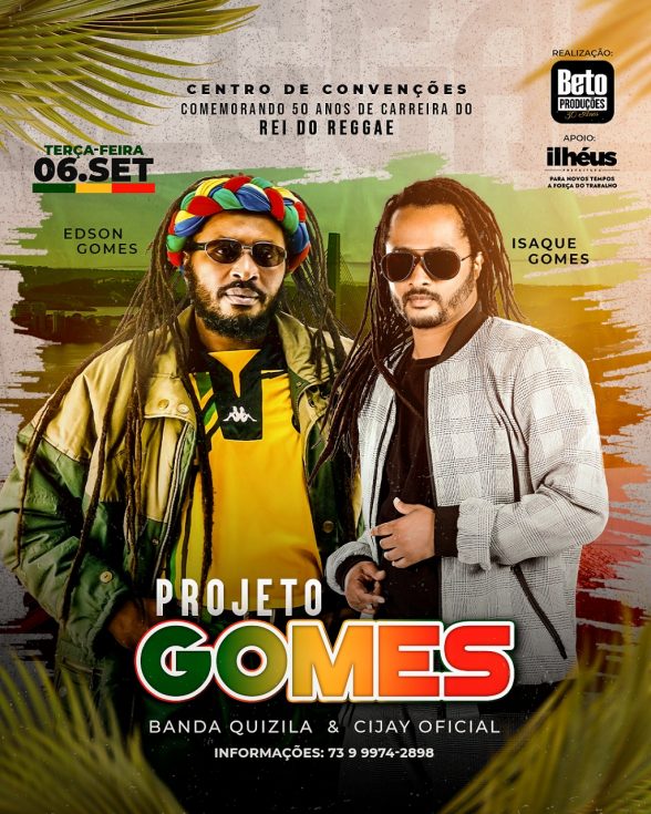 Show de Edson Gomes em Ilhéus celebra 50 anos de carreira do cantor ...