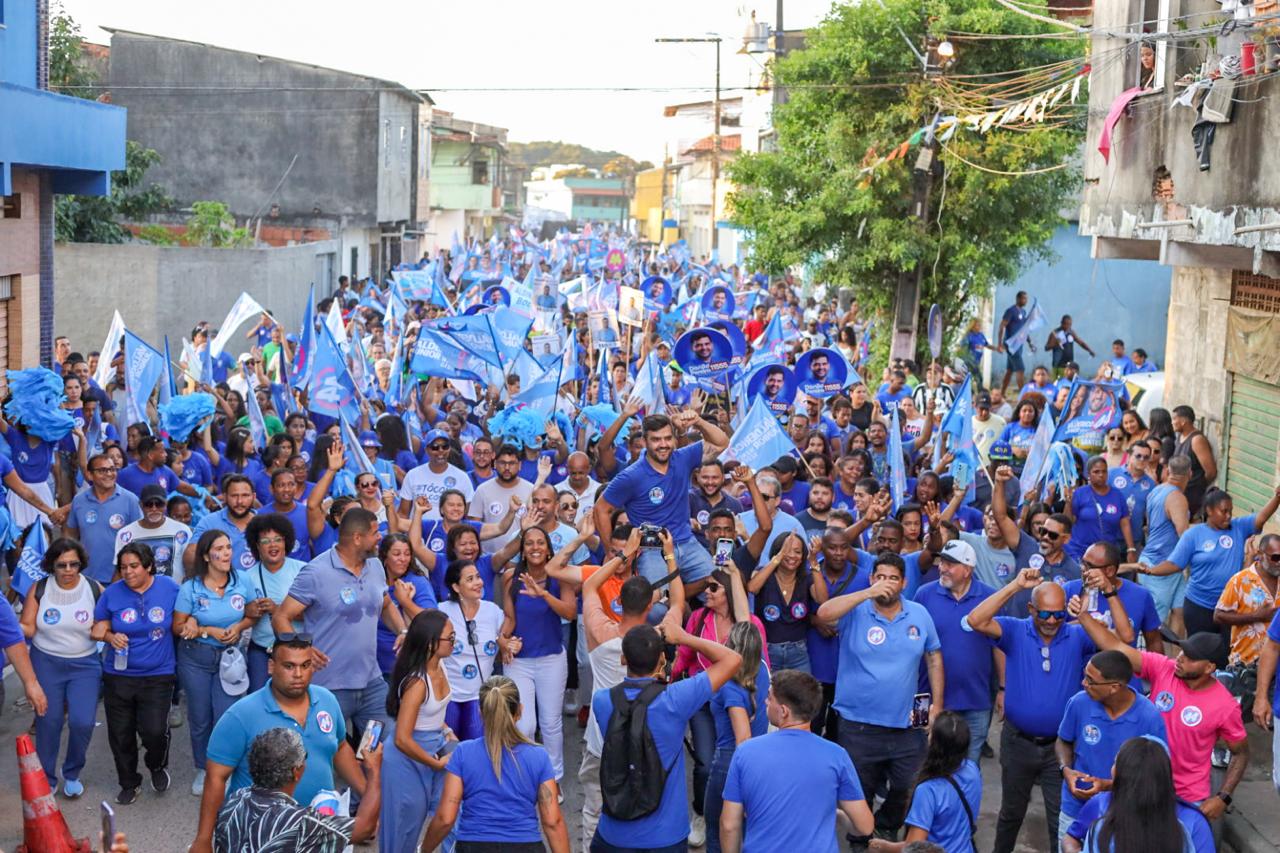 Em caminhada histórica, Nelson Costa demonstra que escolheu Valderico Junior - Ilhéus Net